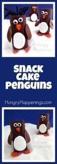Snack Cake Penguins - Fun Christmas Candy and Crafts