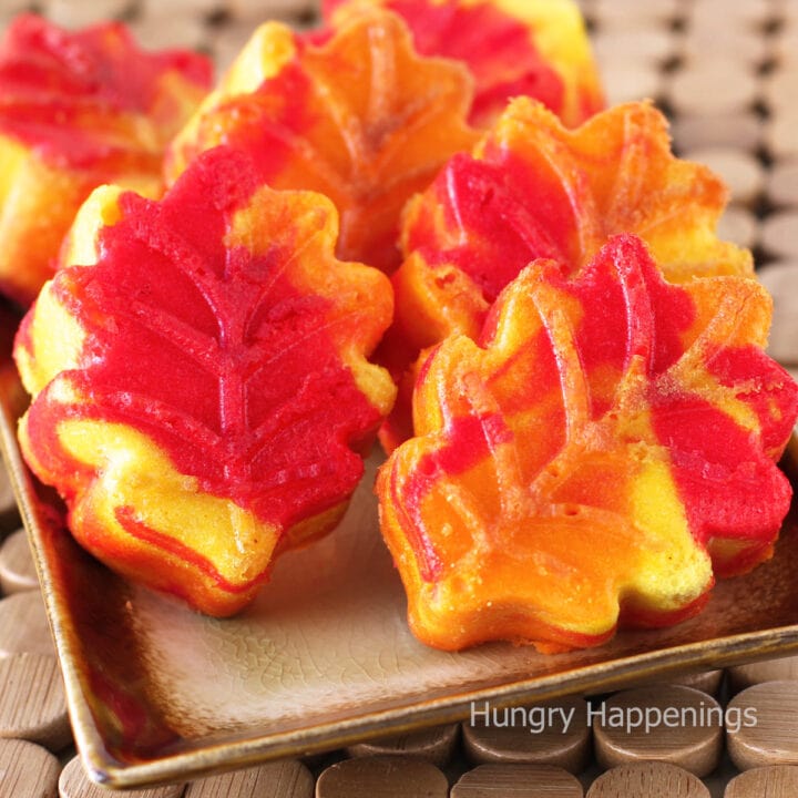 Fall Leaf Cakes | Hungry Happenings