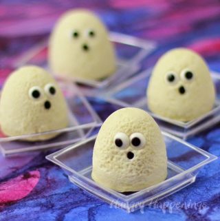 Cheesecake Ghosts make fun desserts for Halloween