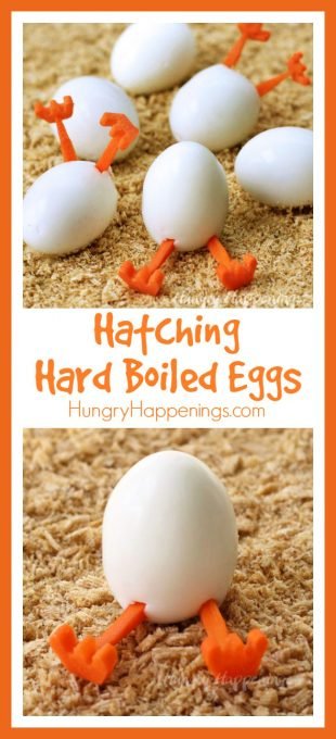 Hatching Chick Hard Boiled Eggs with Video Tutorial