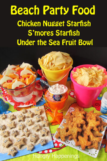 Chicken Nugget Starfish & Beach Party Food | Hungry Happenings