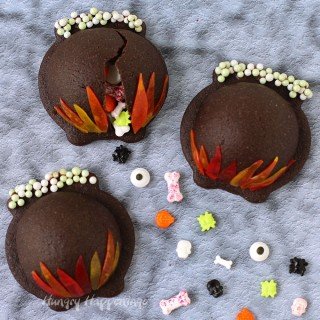 Chocolate Caramel Apple Cauldron - Hungry Happenings