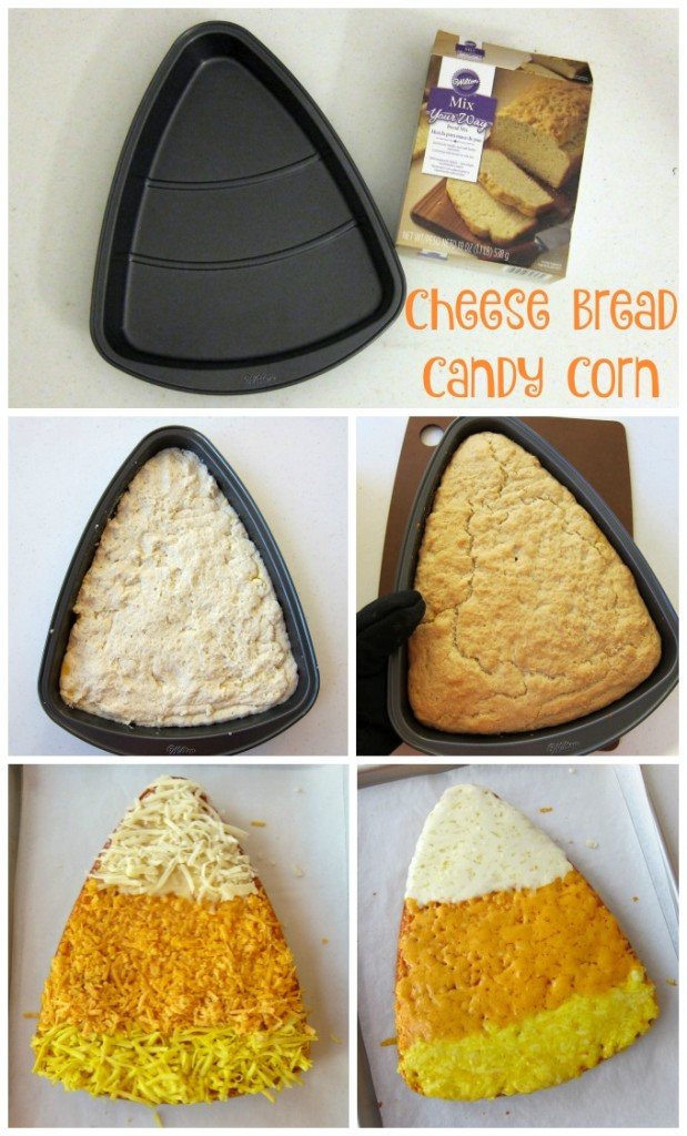 Cheese Bread Candy Corn | Hungry Happenings