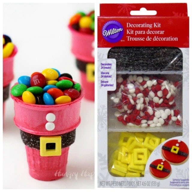 Santa Suit Candy Cups - Fun Christmas Candy and Crafts