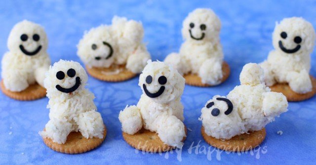 Cheesy Snowgie Snacks | Hungry Happenings
