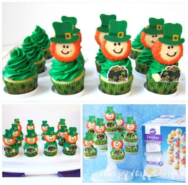 Leprechaun Cupcakes - fun St. Patrick's Day treats