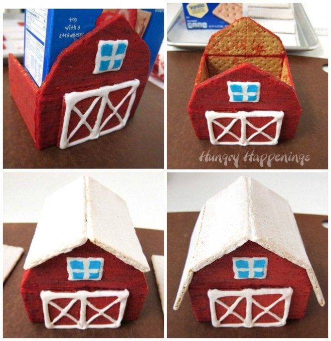 Graham Cracker Barn - Learn how to build one yourself.