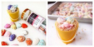Mini Chocolate Beach Pails with Chocolate Shells