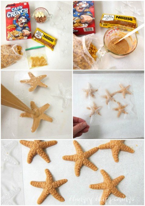 Butterscotch Crunch Starfish - Beach Party Treats