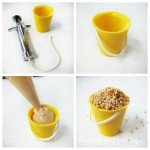 Mini Chocolate Beach Pails with Chocolate Shells