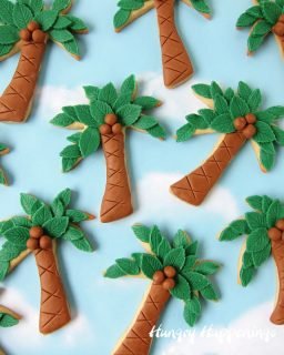 Palm Tree Cookies - Beach Party Treats