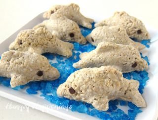 Rice Krispie Treat Dolphins - Fun Beach Party Treats