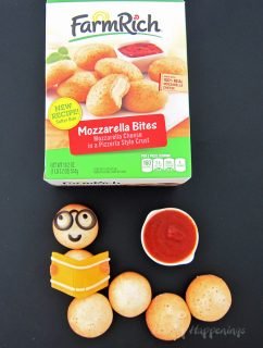 Back to School Snack - Mozzarella Bites Bookworm