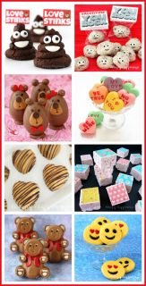 Easy Fudge Emoji with printable "Valentine You Make Me Smile" tags