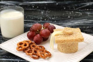 Graduation Party Appetizers - Grad Cap Sandwich | Hungry Happenings