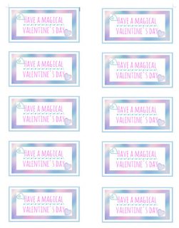 Pretzel Unicorns - Magical Valentine's With Printable Bag Toppers