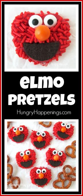 Elmo Pretzels - Cute Sesame Street Party Food
