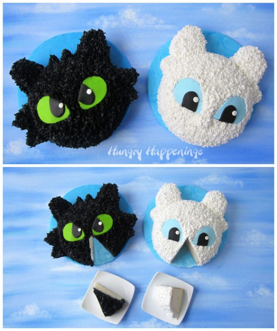 Toothless and Light Fury Cakes | Hungry Happenings [VIDEO]