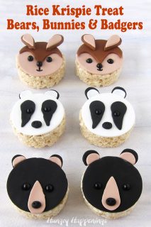 Rice Krispie Treat Bears, Bunnies, and Badgers | Hungry Happenings
