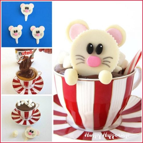 Christmas Mouse Cupcakes