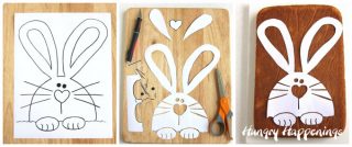 Easter Bunny Cake - easy sheet cake design | Hungry Happenings