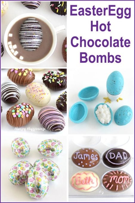 Easter Egg Hot Chocolate Bombs | Hungry Happenings