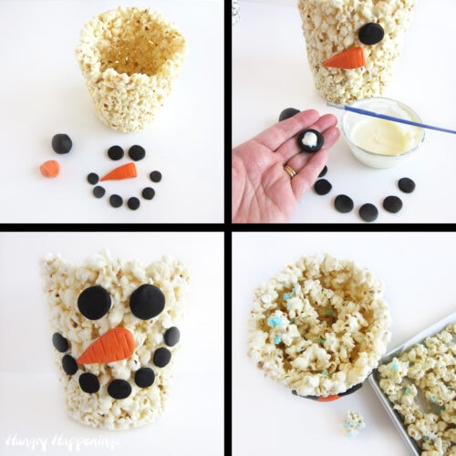 Snowman Popcorn Bucket | Hungry Happenings