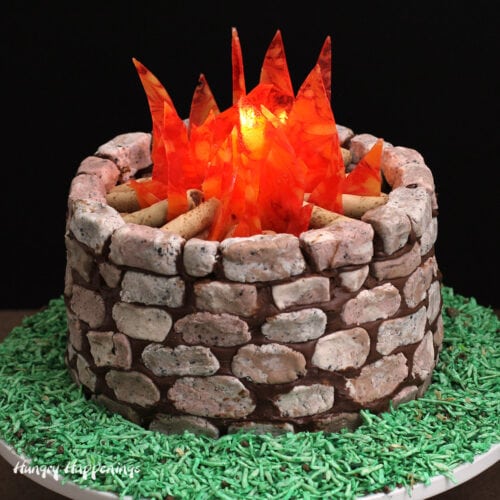 Campfire S'mores Cake | Hungry Happenings