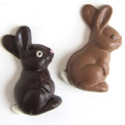 Homemade Chocolate Easter Bunnies | Hungry Happenings