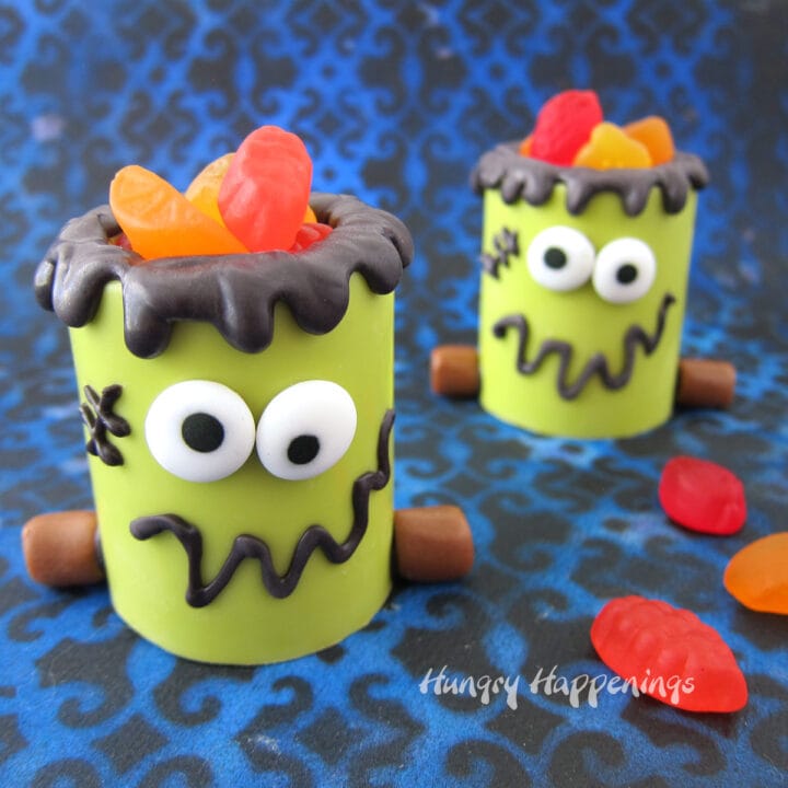 Frankenstein Candy Cups | Hungry Happenings